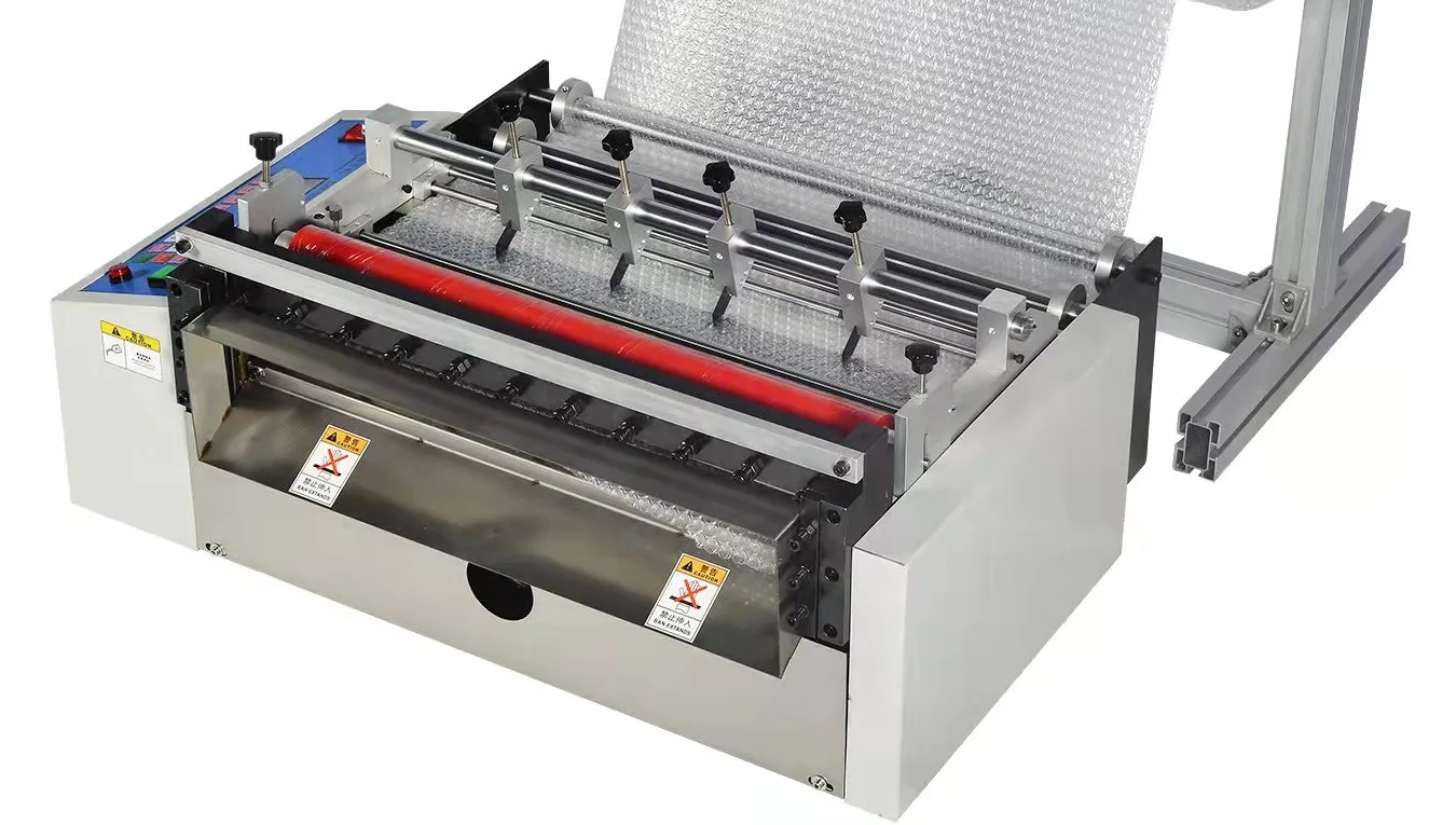 Hx-500 Automatic Bubble Rolls Slitter Bubble Cutter Splitting Cutting ...