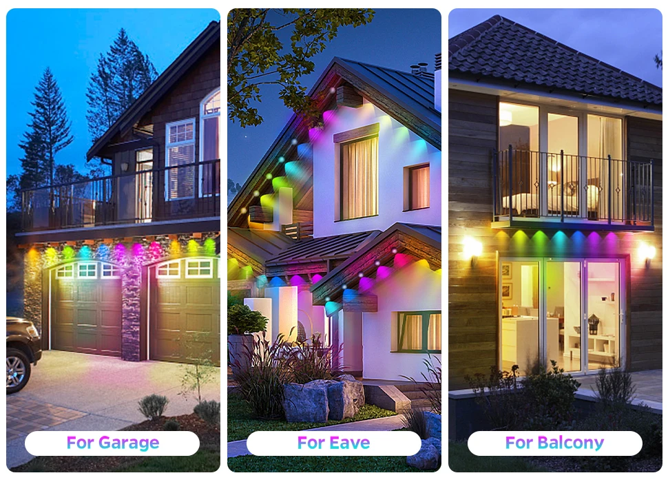 Premium LED Eave Lights 30Mm 12V 36V Christmas Holiday Decoration IP68 ...