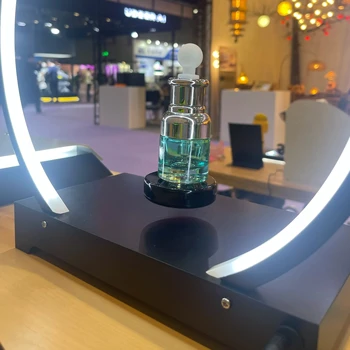 360 Degree Rotation Magnetic Levitation Perfume Bottle Display ...