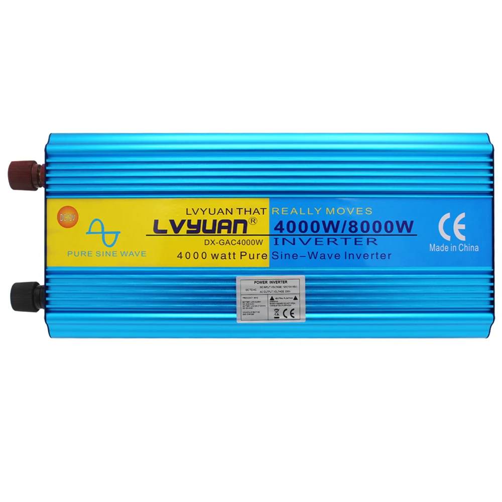 LVYUAN 4000W/8000W Pure Sine Wave Inverter - Reliable Power