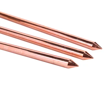 Best Earthing Pure Copper Weld Earthing Ground Rod For Electric Work ...