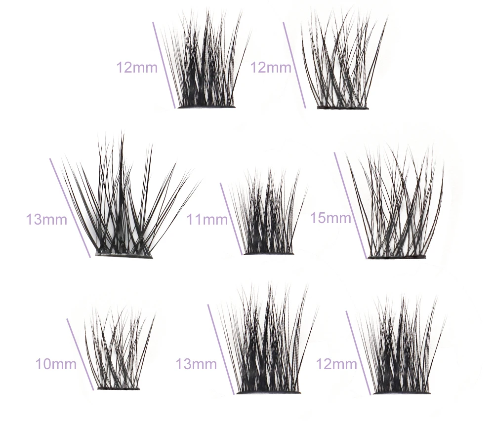Faux Mink Eyelashes Wholesale Diy Pre-cut Segmented Lash Extensions ...