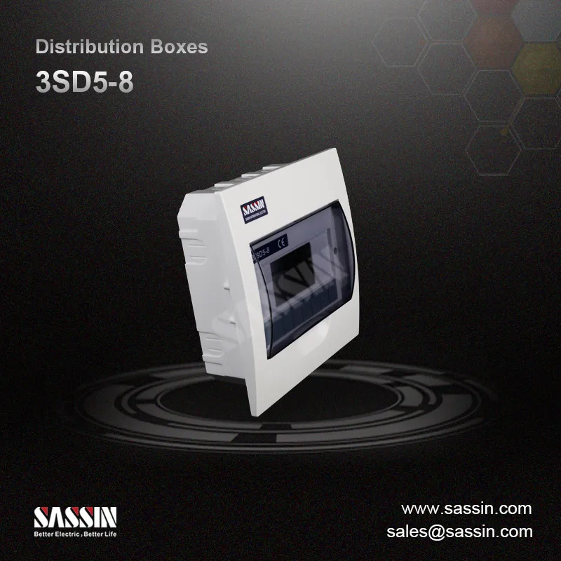 SASSIN Metal Base Distribution Box - 63A, 18 Months Warranty