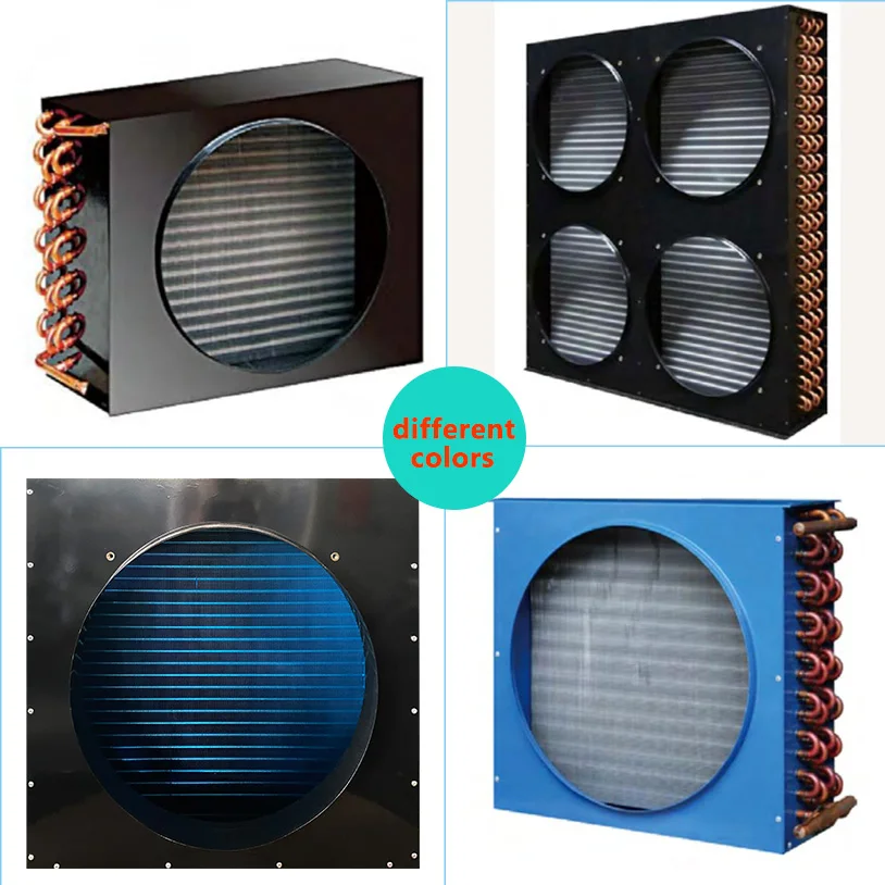 Bescool 2-Fan Air-Cooled Green Shell Condenser - High Efficiency Heat ...