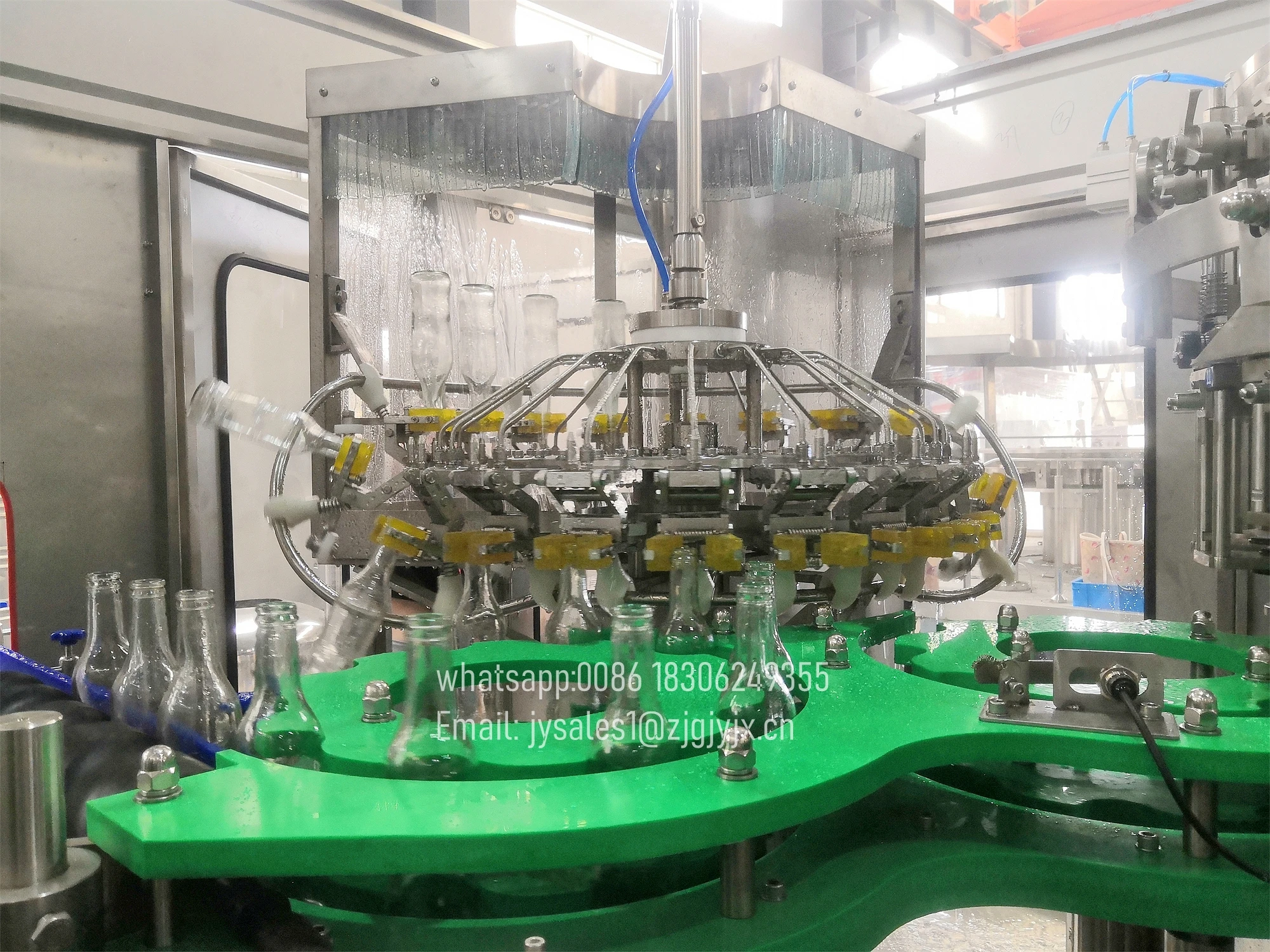 Beer Bottling Machine Small Scale Packaging Machine Rotary Bottle ...