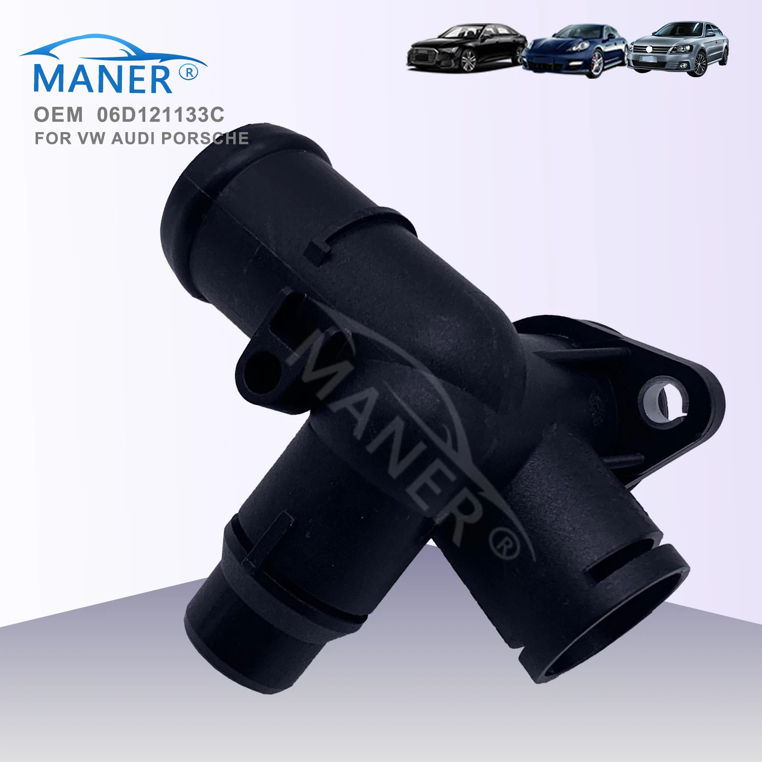 Maner Auto Engine Parts Thermostat Housing Coolant Flange Water Hose ...