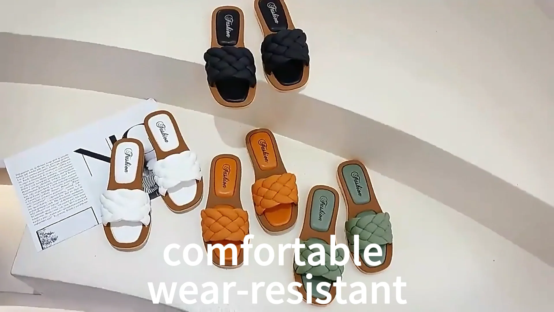 Summer New Models Quality Ladies Fancy Flat Fashion Women Designer ...