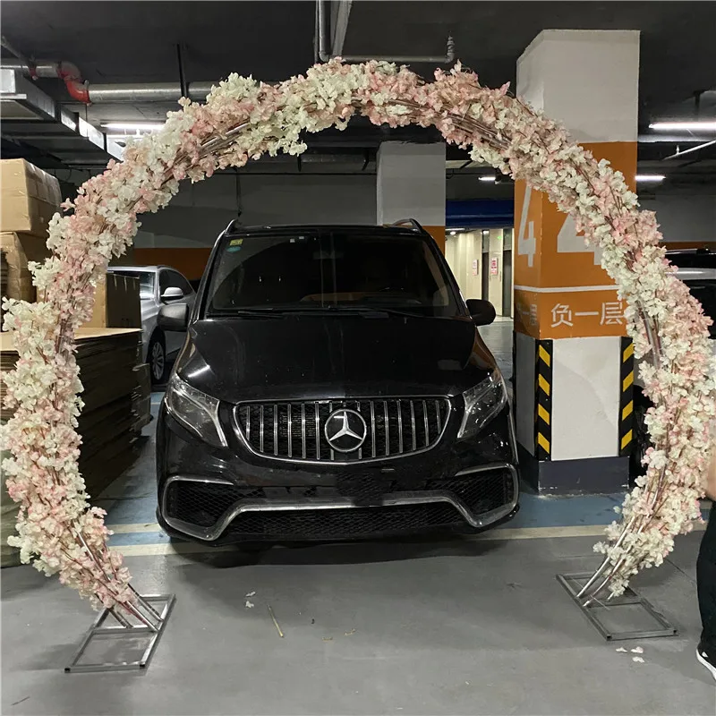 SA Fake Flowers Wedding Arch - Cherry Blossom Event Rental