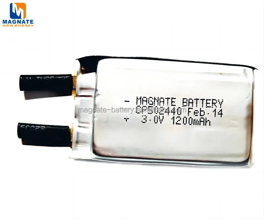 CP502440 Lithium Manganese Dioxide Battery with JST-PHR-02 Connector 3 ...