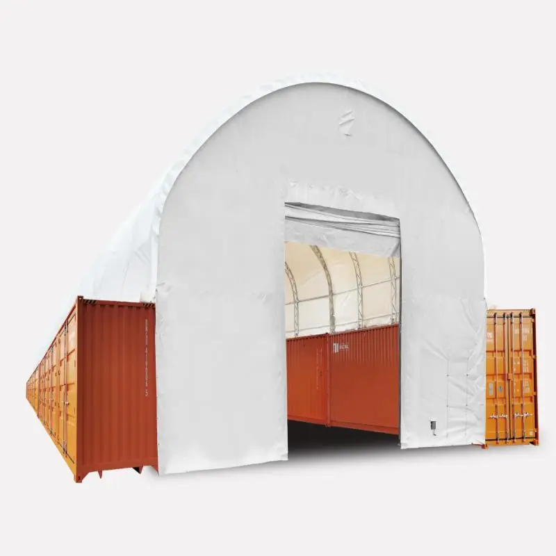 20ft 40ft 70ft Fabric Container Tent Shelter Dome Industrial Outdoor ...