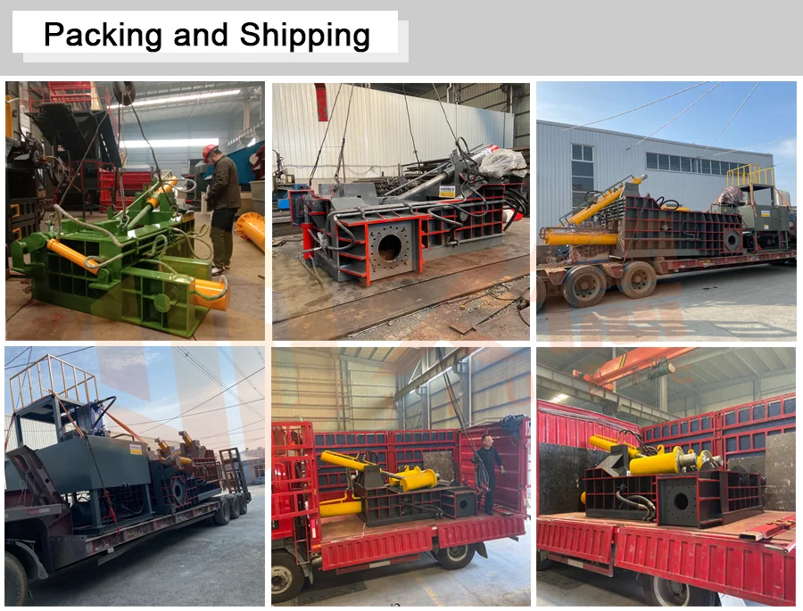 Hydraulic Compressing Scrap Metal Compactor Scrap Iron Baler ...