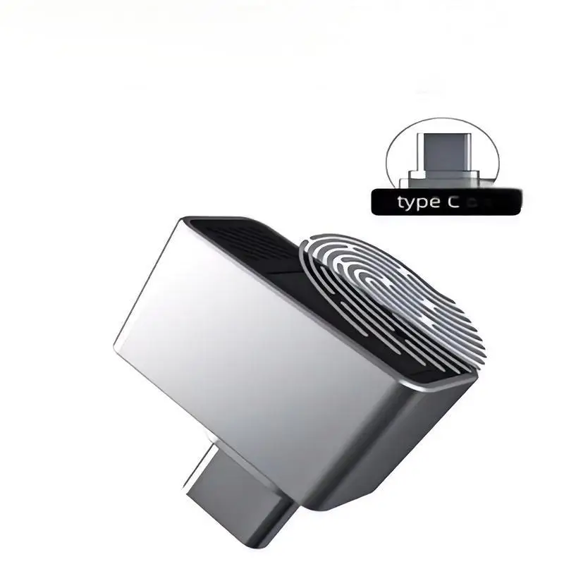 360 Degree Biometric USB-C Fingerprint Reader PVC 0.5s Recognition Fast ...