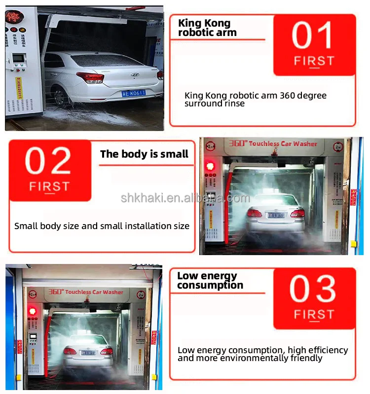 High Pressure Washer Touchless Intelligent Gantry Car Cleaning Machine ...