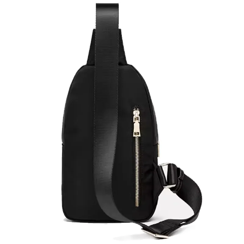 One Strap Small Black Sling Bag Crossbody Backpack Shoulder Bag For Men ...