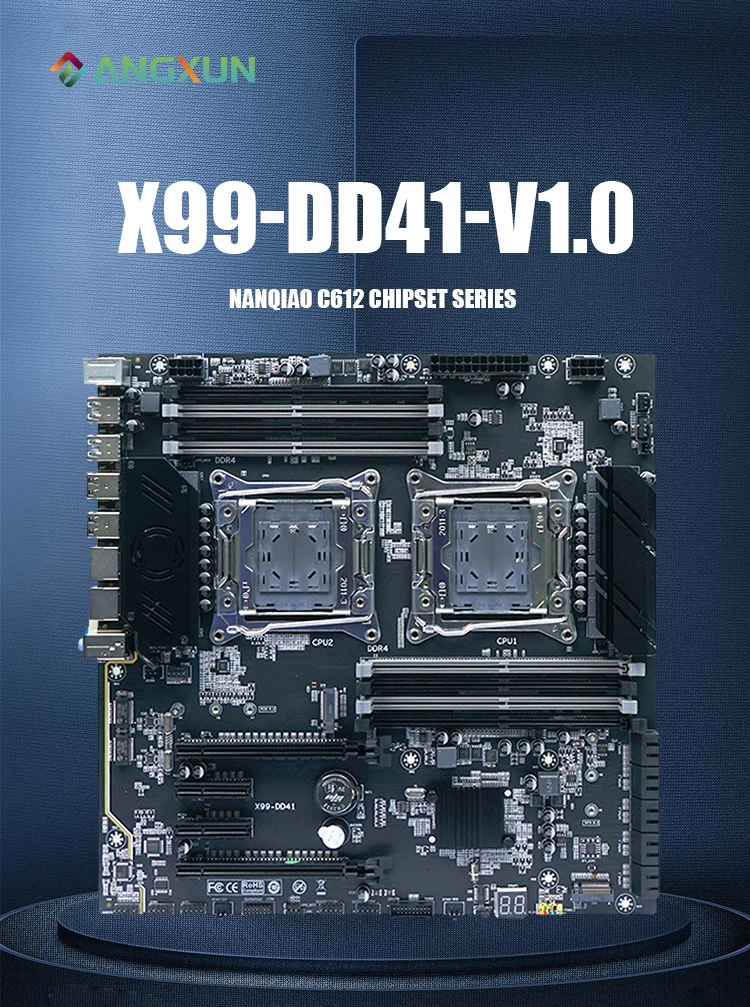 High Performance X99 Dual CPU Motherboard for Servers