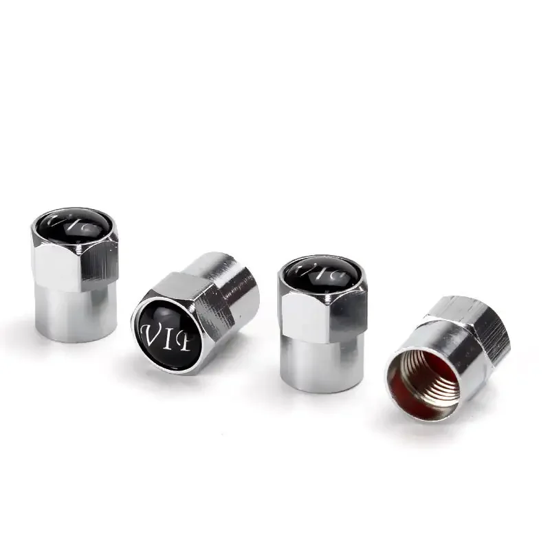 Custom Logo Aluminum Cap Tire Valve Stem Caps 4pcs/Bag All Car Logo ...