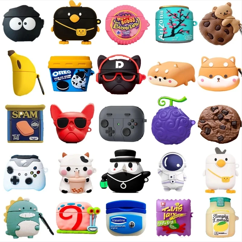 Hnsccute Cartoon 3d Silicone Animal Headphone Case For Pro Wholesale ...
