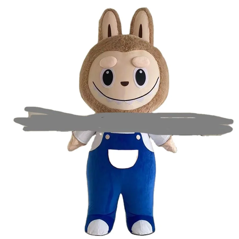 LINDA Labubu Bunny Cartoon Doll Costume Labubu Inflatable Man Wear ...