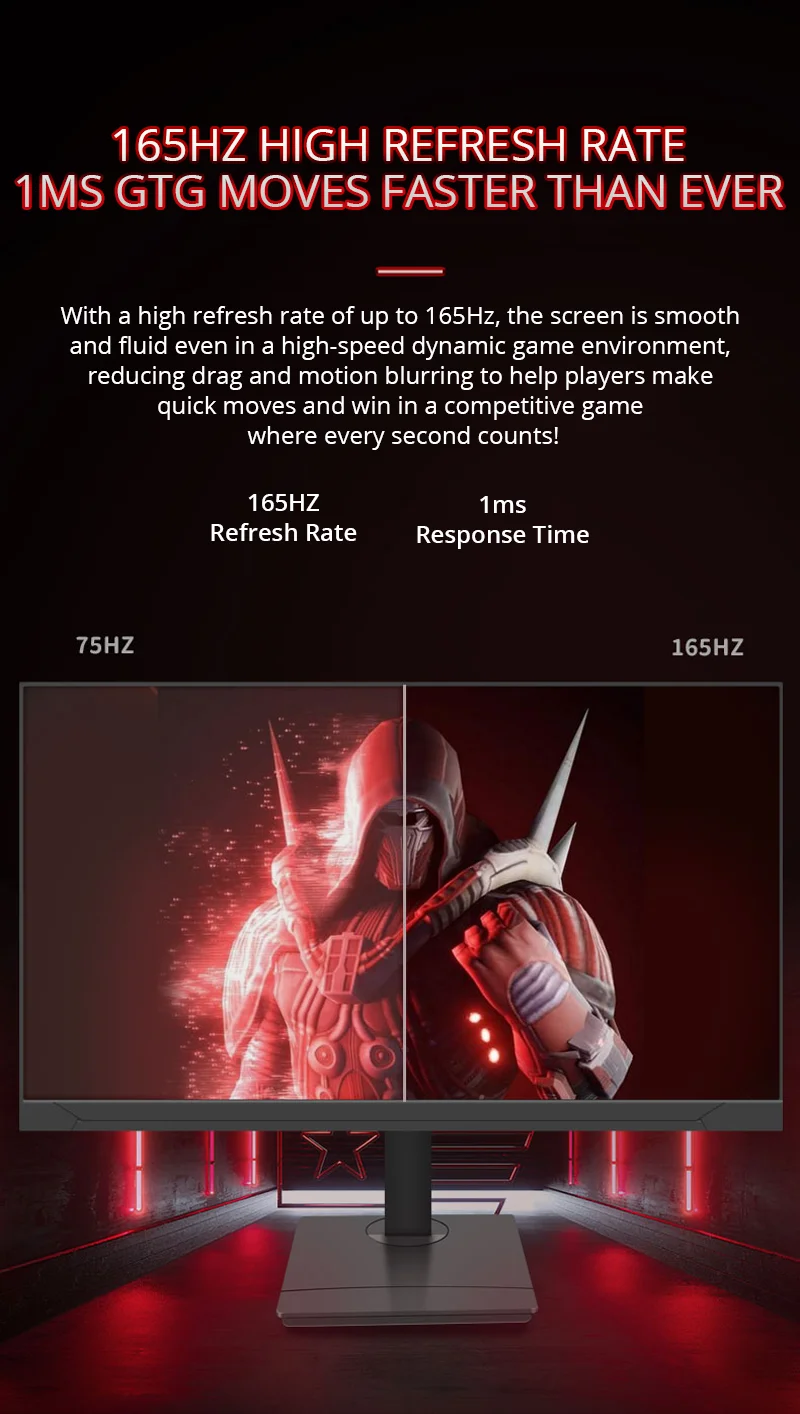 27 Inch 2k 4k 5k 1ms Fast Response Computer Oem Mini Led 60 165 Hz ...