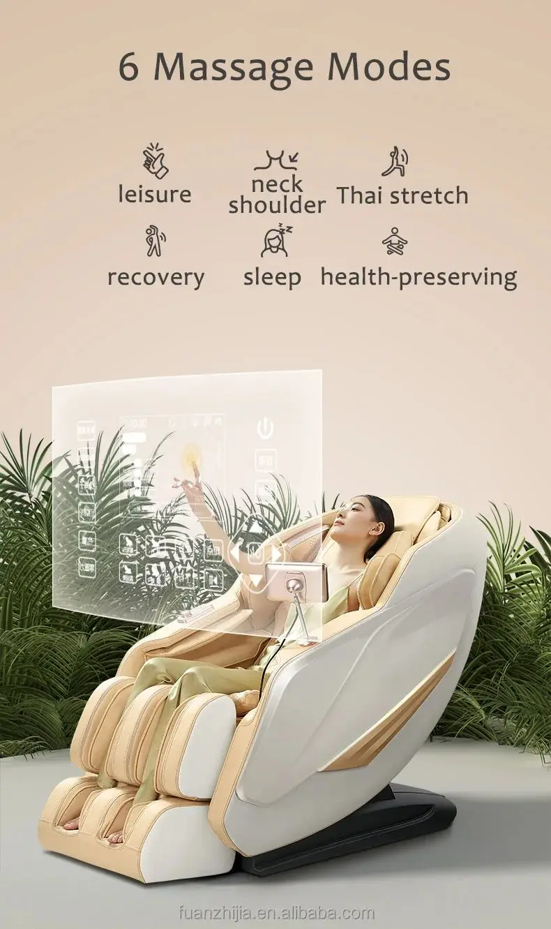 Negative Ion 8d Luxury Zero Gravity Foot Massage Chair Message Chair 6d ...