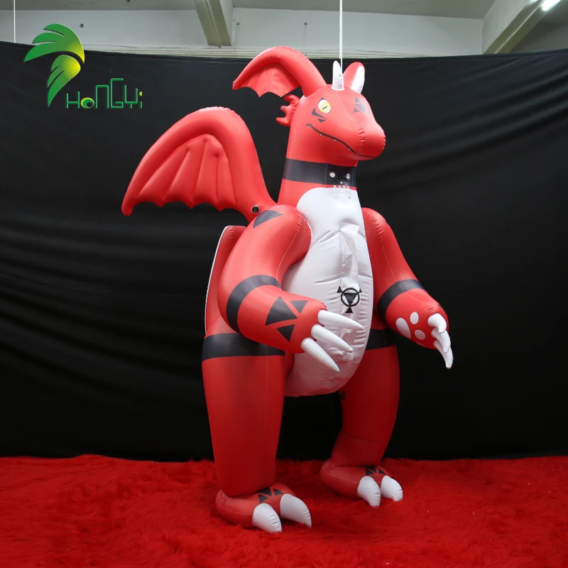 Balloon Inflatable Suit Girl - Squeaky Sexy Inflatable Dragon