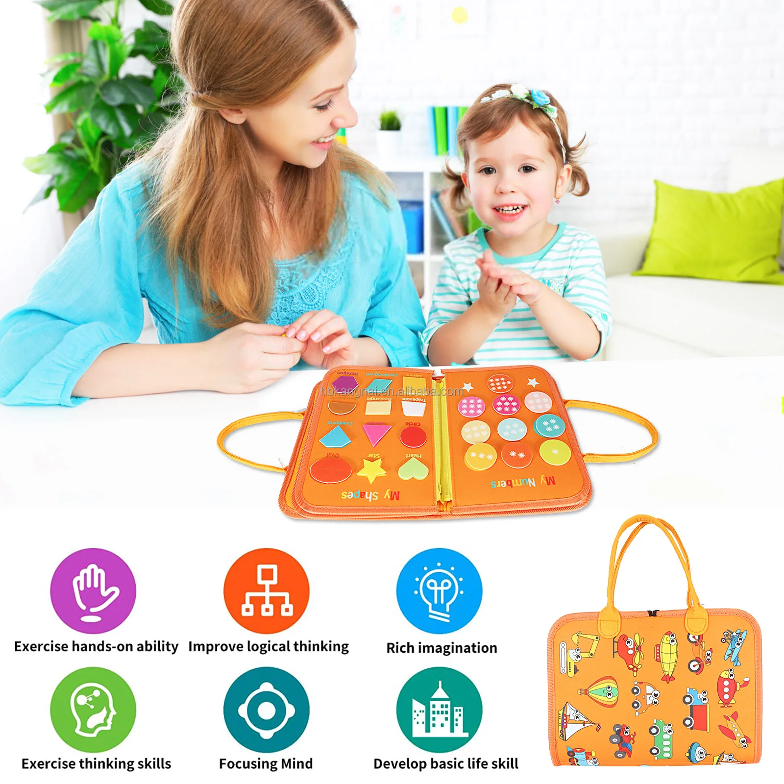 Montessori Sensorial Busy Board for Kids Learning Toys Montessori Games ...