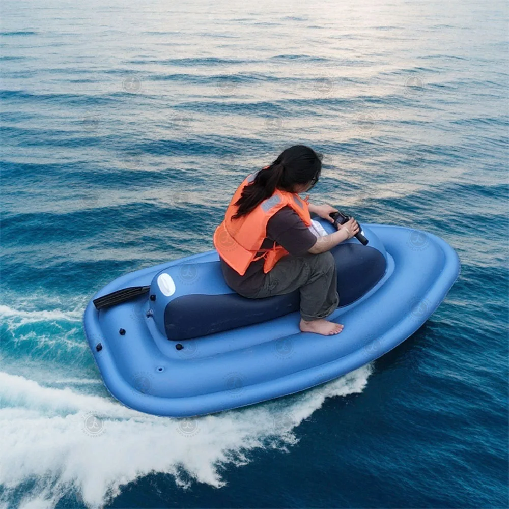 Hot Selling PVC Plastic Water Toy Jet Ski Water-skiing Inflatable Jet ...