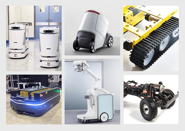 Highly Integrated Electric Agv Wheel With Steering Motor Drive And ...