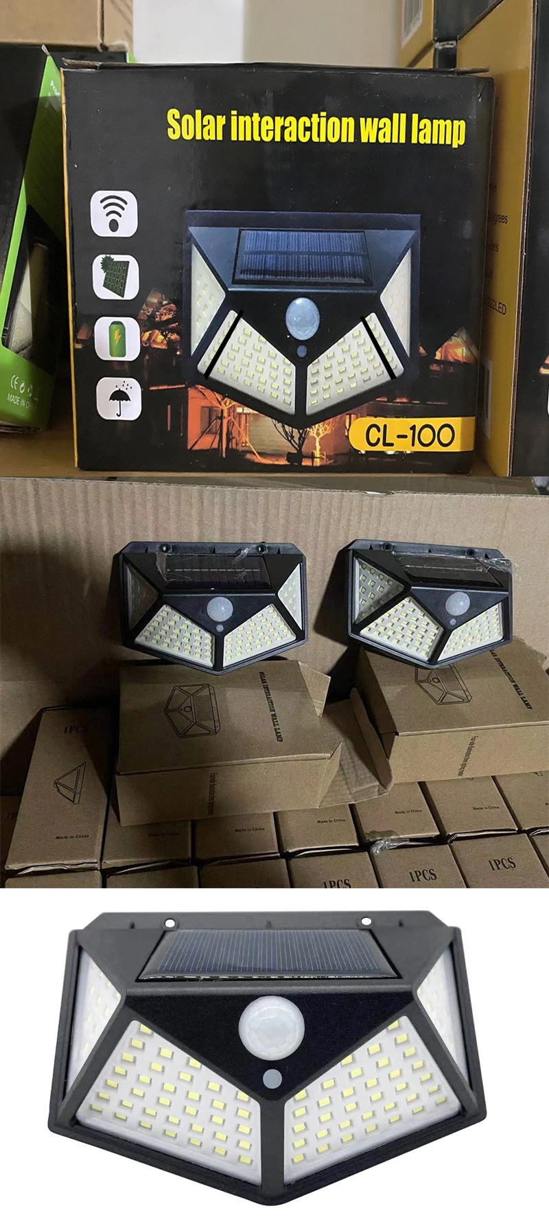 All In One Led Solar Garden Light Solar Powered Outdoor Led Reflector ...