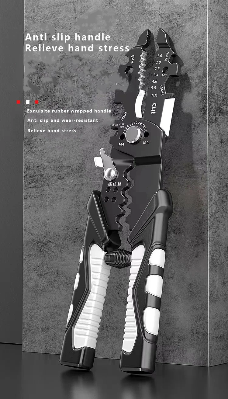 25 In1 Wire Stripper Pliers Puller Multifunctional Electrician Wire ...