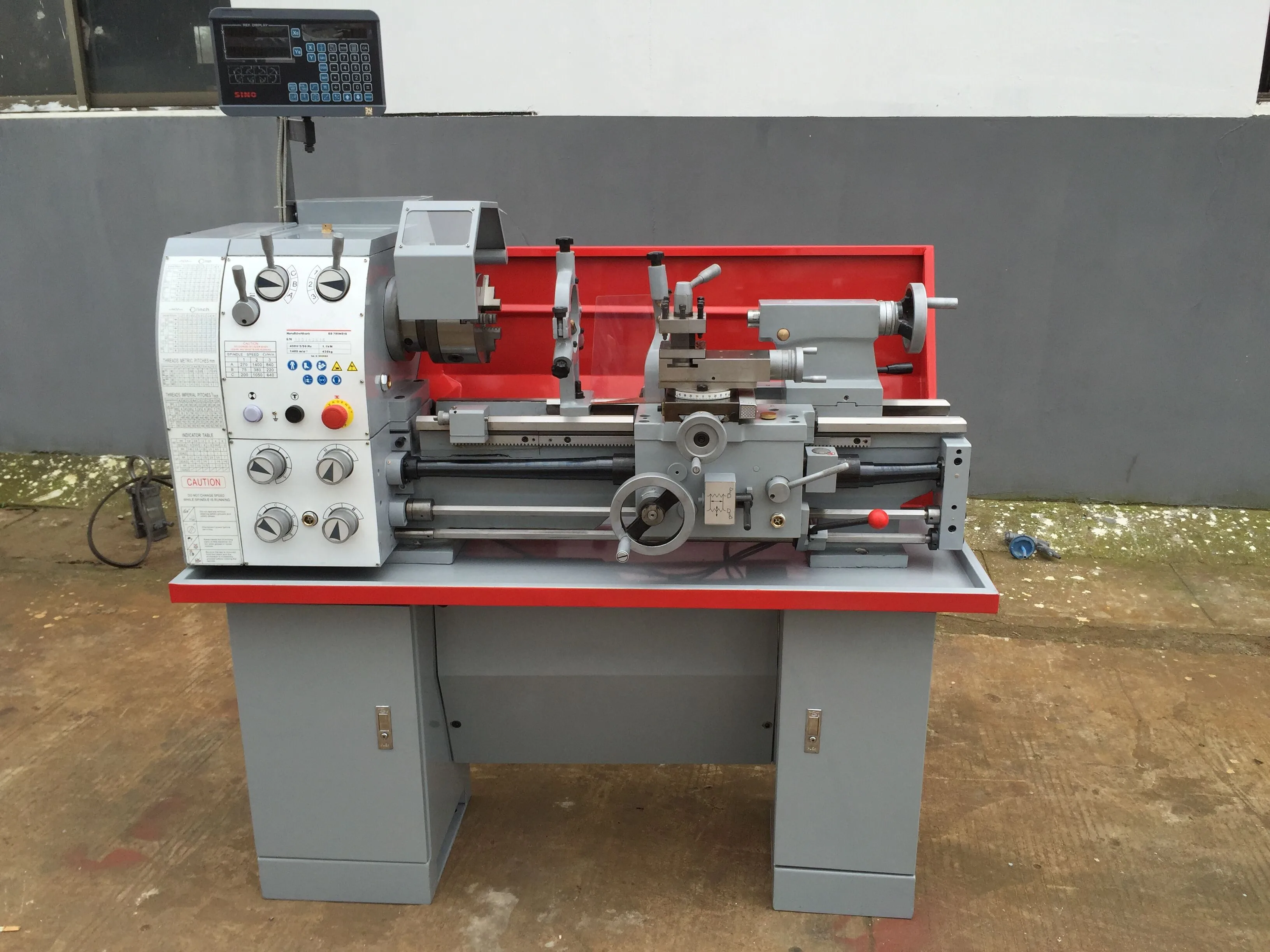 Precision Horizontal Parallel Mechanical Lathe SP2110 Gab Bed Metal ...