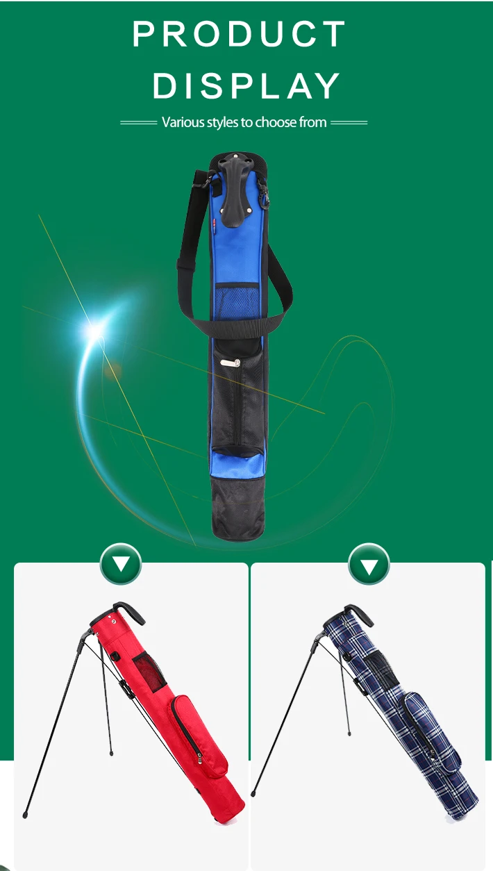 Wholesale Light Weight Mini Golf Stand Bag Pitch & Putt Sunday Bag ...