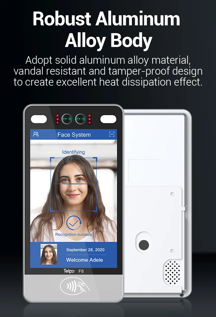 Telpo F8 Smart Biometric Access Control - Outdoor QR Code