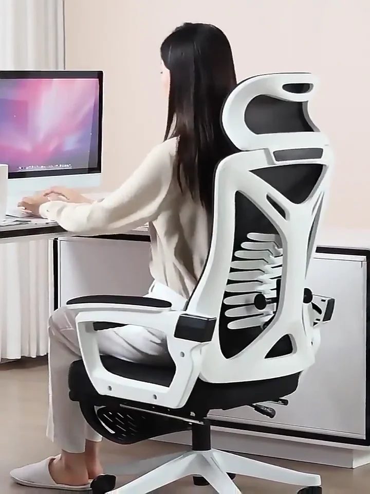 High Back Comfortable Swivel Computer Chair Reclining Executive Mesh ...