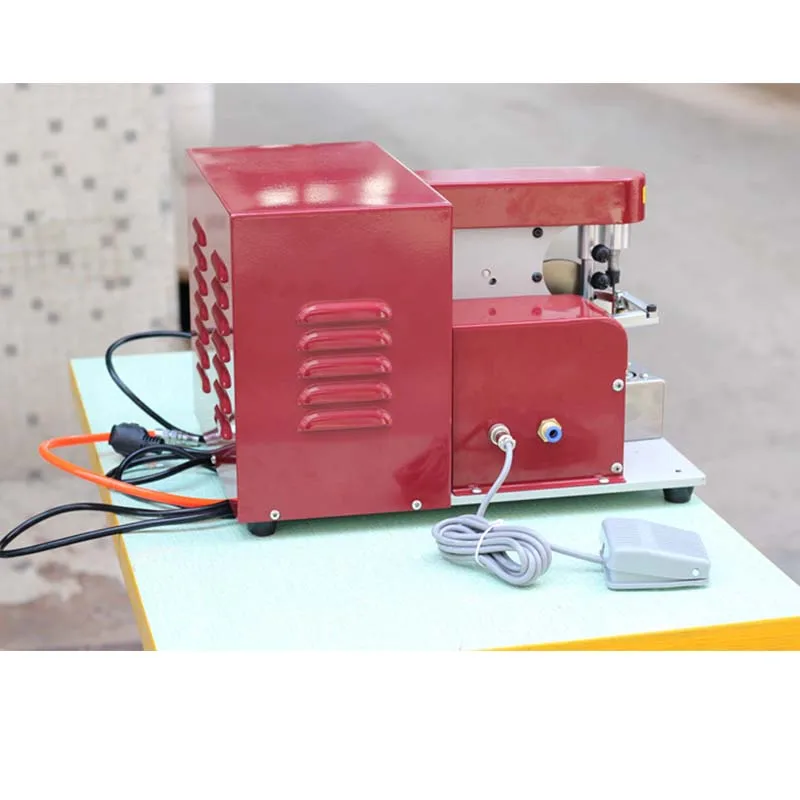 Automatic Small Edge Coloring Dyeing Painting Machine for Leather Craft