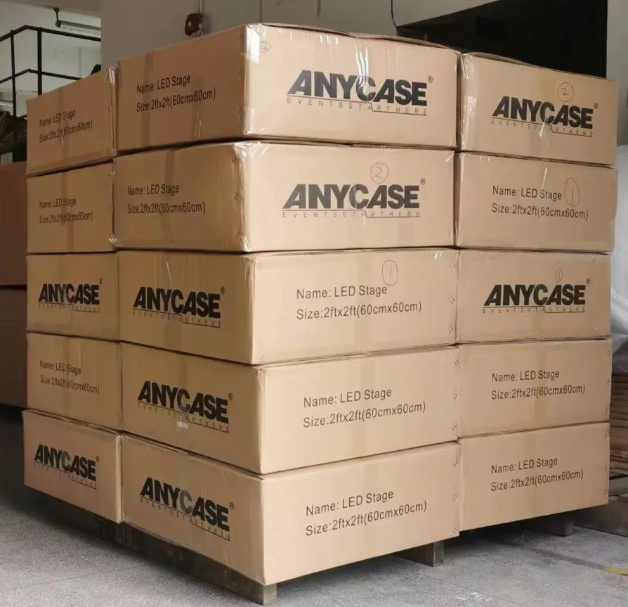 Wedding Supplies Concert Party Stage Led Acrylic Platform Riser Section ...