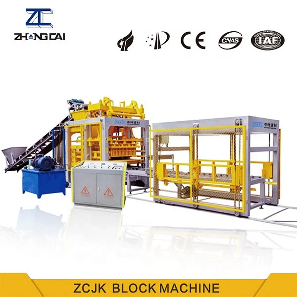 QTY8-15 Fully Automatic Block Production Line China Block Moulding ...