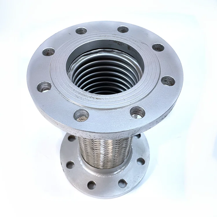 Flange Type Connector Ss304 Braided Bellows Stainless Steel Flexible ...