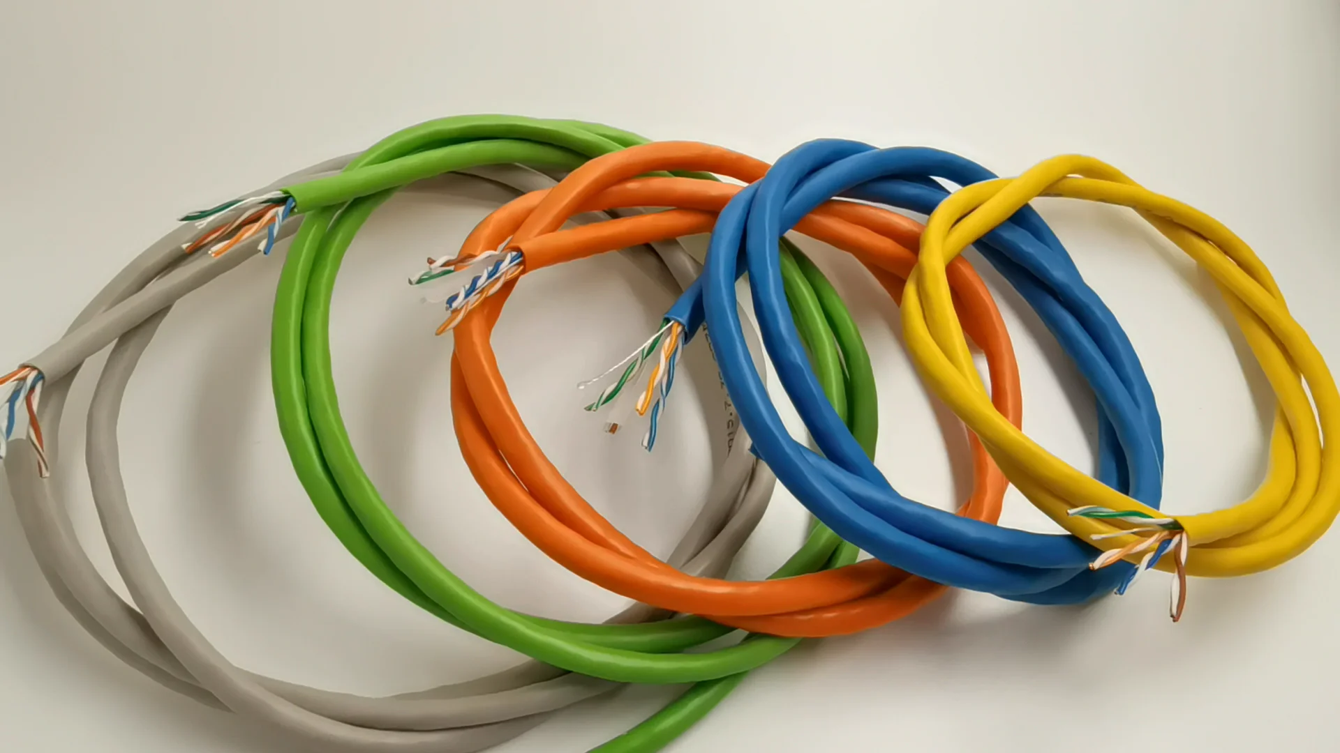 Ethernet Cable Cat6 23 Awg Cca Conductor Pe Insulation Pvc Gray Jacket ...