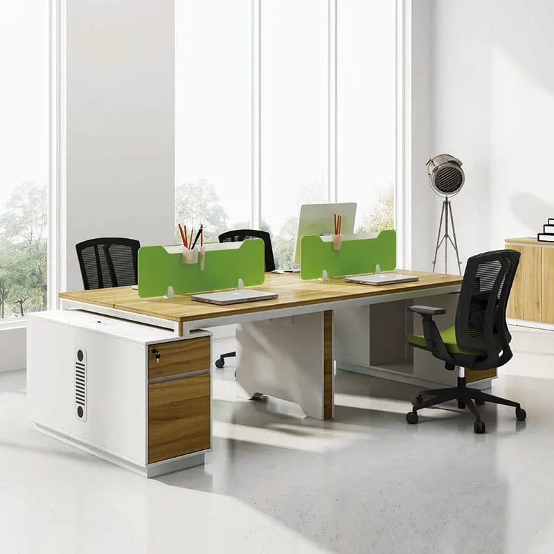 Workstation Office Desk Cubicles Workstation 4 Partitions Furniture ...