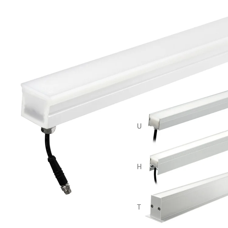 Recessed Floor Linear Inground Light Rgb Ip68 Waterproof Dc24v Swimming ...