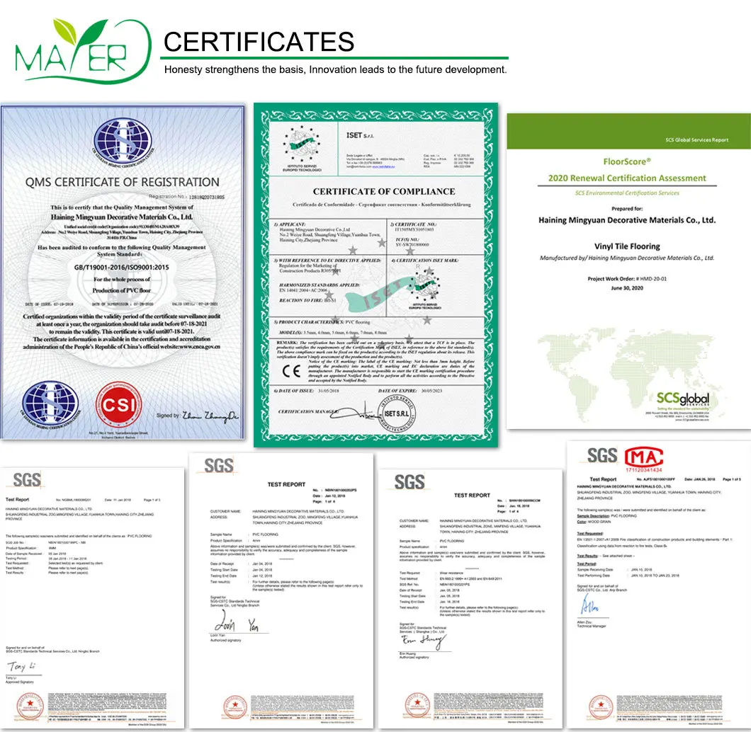 Wholesale Oem Odm Wood Oak Grain Lamin Waterproof 6mm Luxury Click Lvt ...