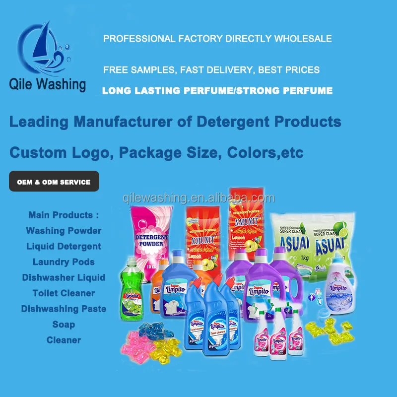Oem Chemical Formula Of Washing Powder Detergent Powder Manufacturer ...
