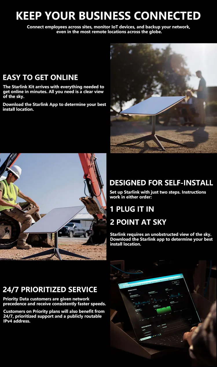 In Stock Starlink Starlink Flat High Performance Kit Adapter Satellite ...