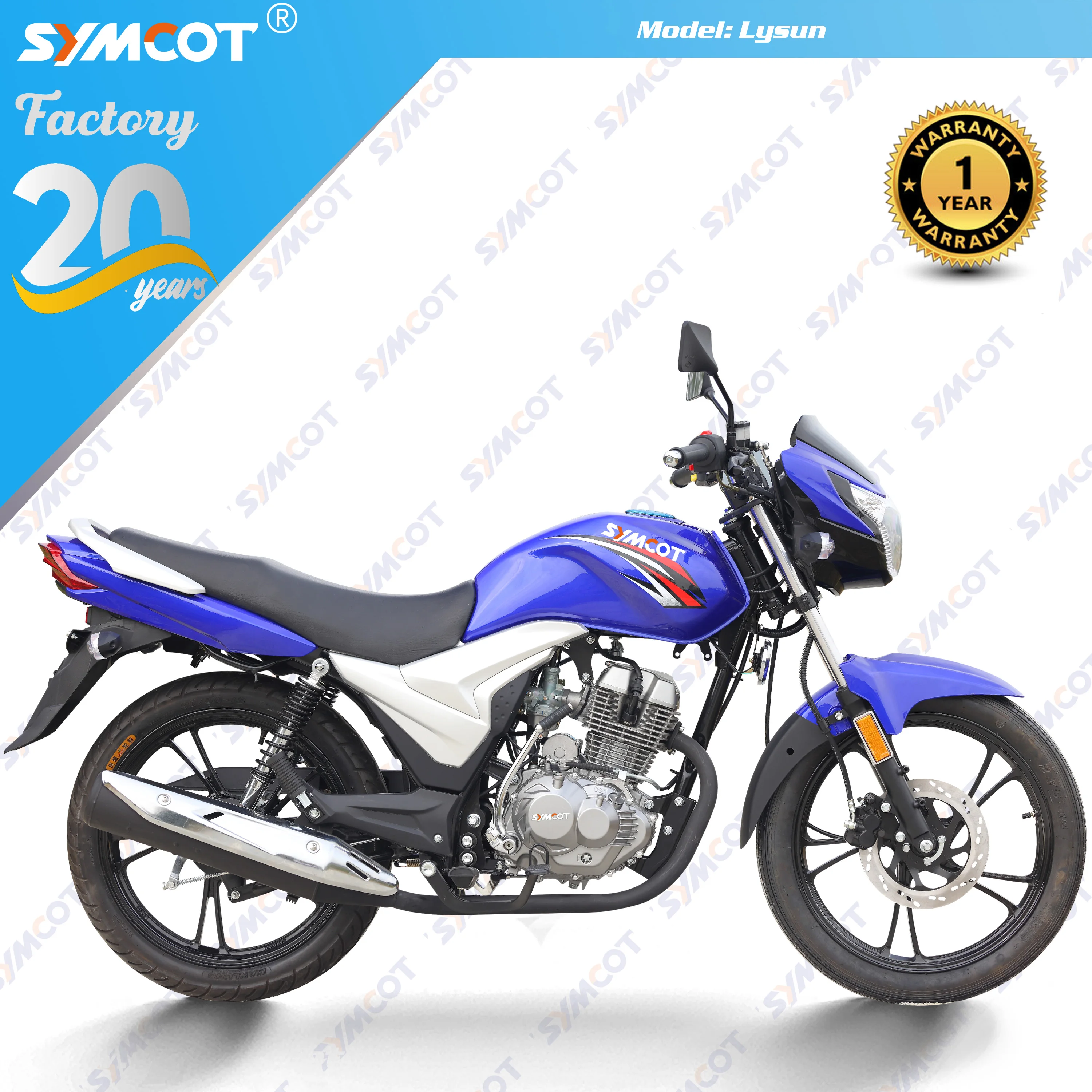 New Hj Street Motorcycle Model Lishuang(lysun) 125cc 150cc Gs Engine With Timing Chain High ...