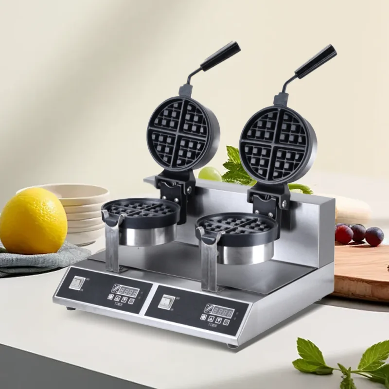 Belgian Electric Mini Multi Commercial Vertical Honeycomb Waffle Maker ...