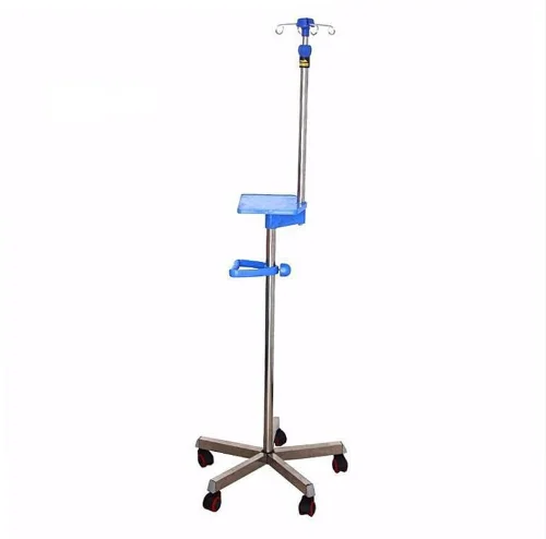 Iv Pole Stand With Wheels Adjustable Stainless Steel Infusion Stand ...