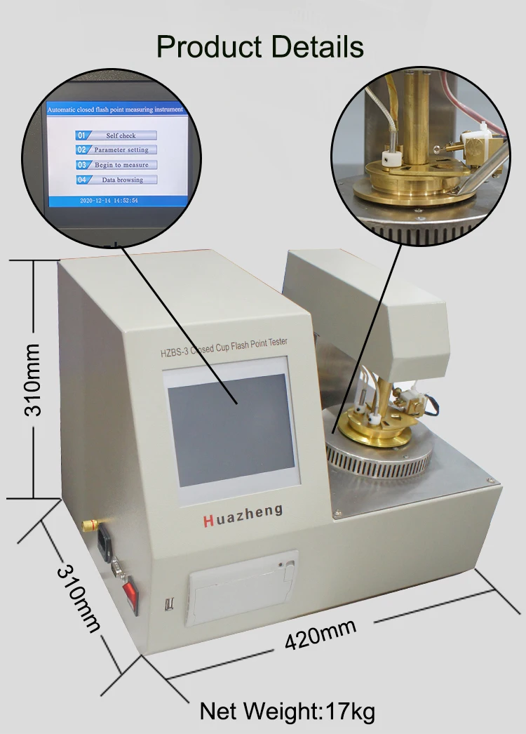 Huazheng Manual PMCC Flash Point Tester - Precision & Reliability
