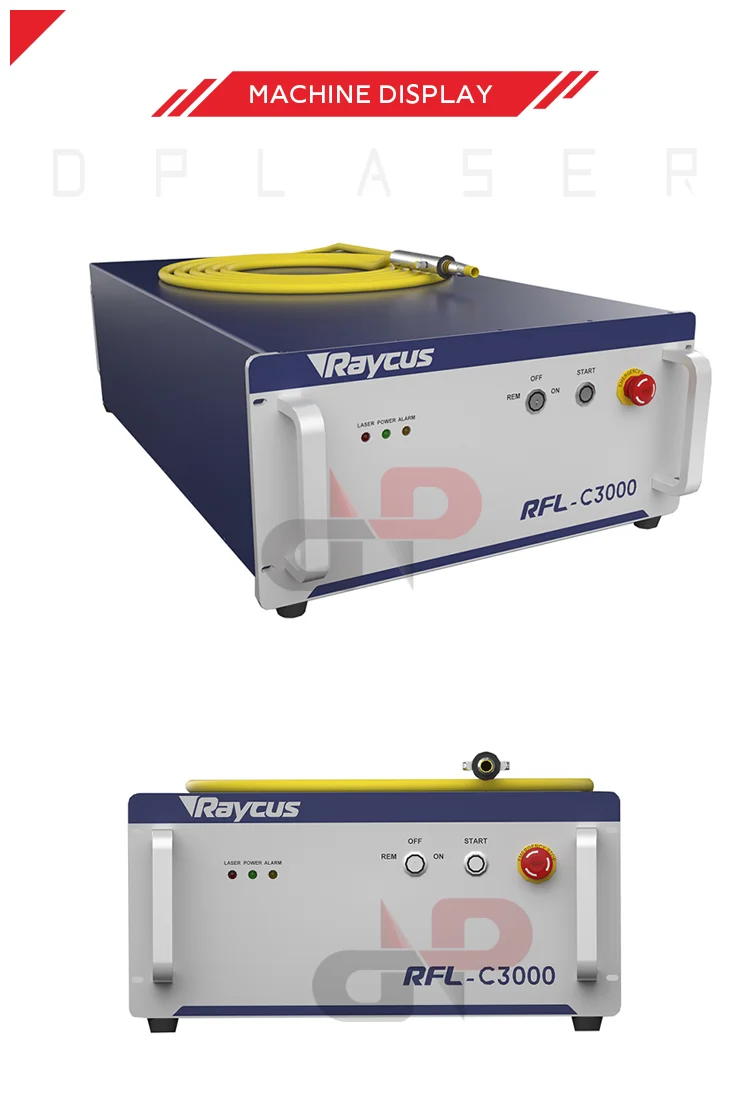 3000W Raycus Laser Source for Fiber Laser Cutting Machines