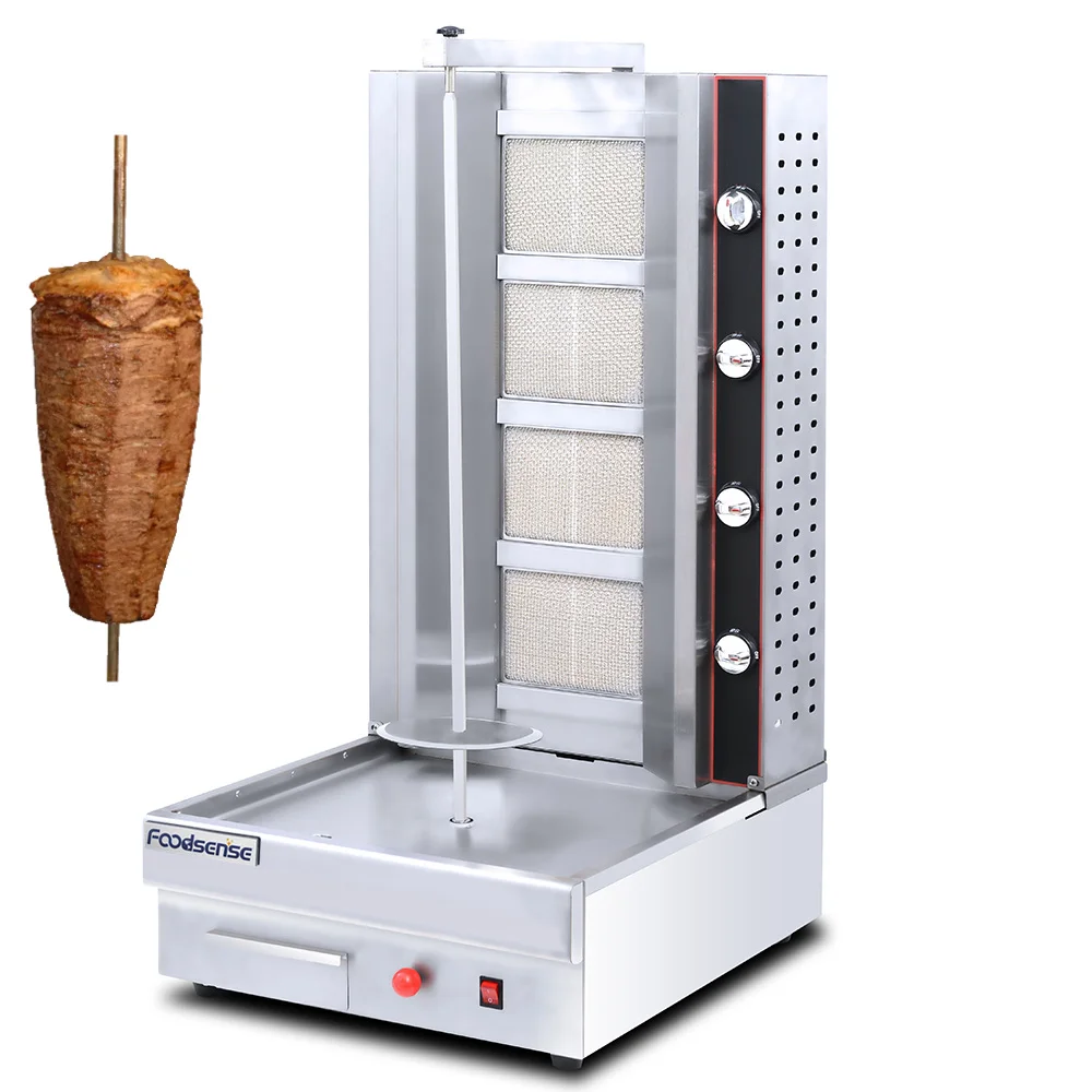 Professional Gas 4 burner Kebab Machine / Doner Machine / Shawarma ...